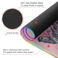 Large RGB Wireless Charging Mouse Pad Sea Turtle Print Pattern14 LED ...