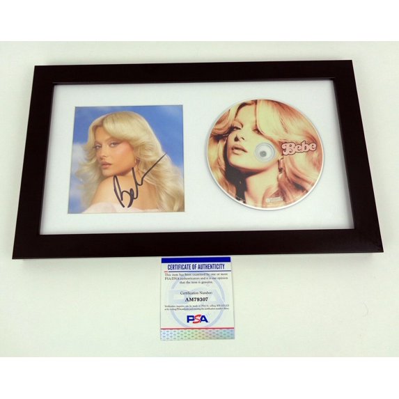 Bebe Rexha Signed Autograph Bebe CD Framed PSA/DNA COA - Walmart.com