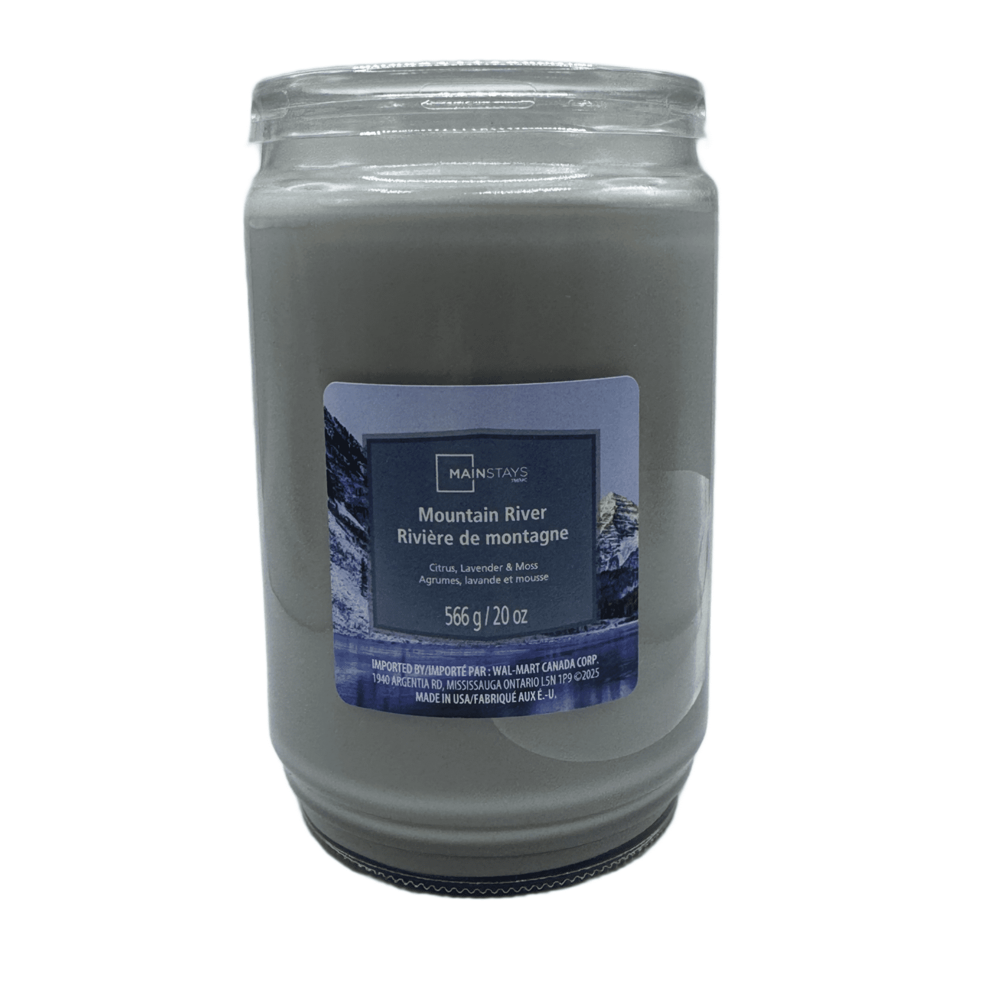 Click here for Mainstays Pl Mountain River Scented Single-Wick Gl... prices