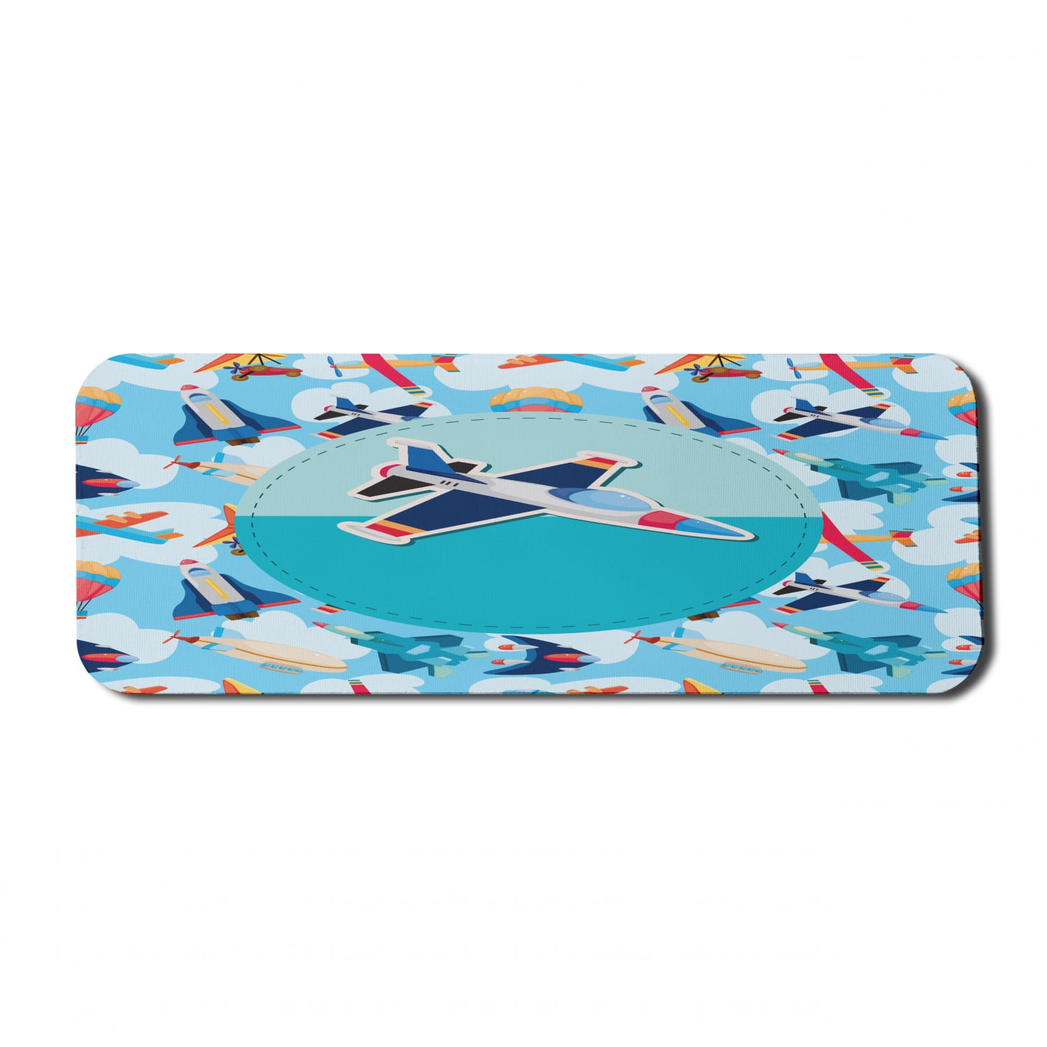 Party Computer Mouse Pad, Airplane Group with Different Vessels ...