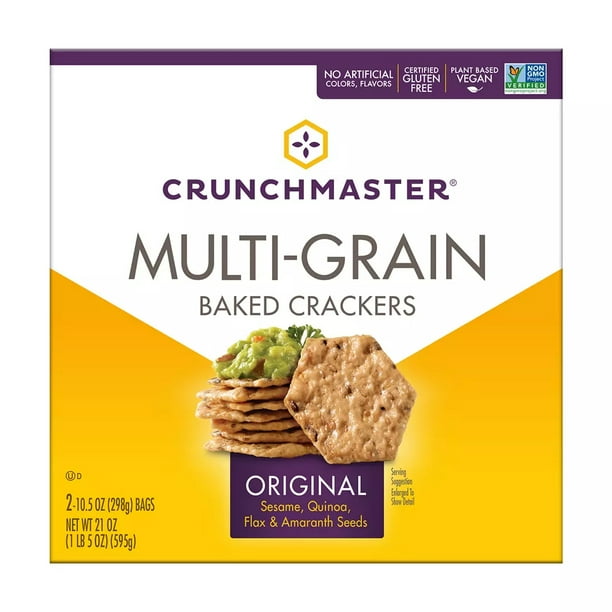 Product of Crunch master Multi-Grain Cracker 21 oz. - Walmart.com ...