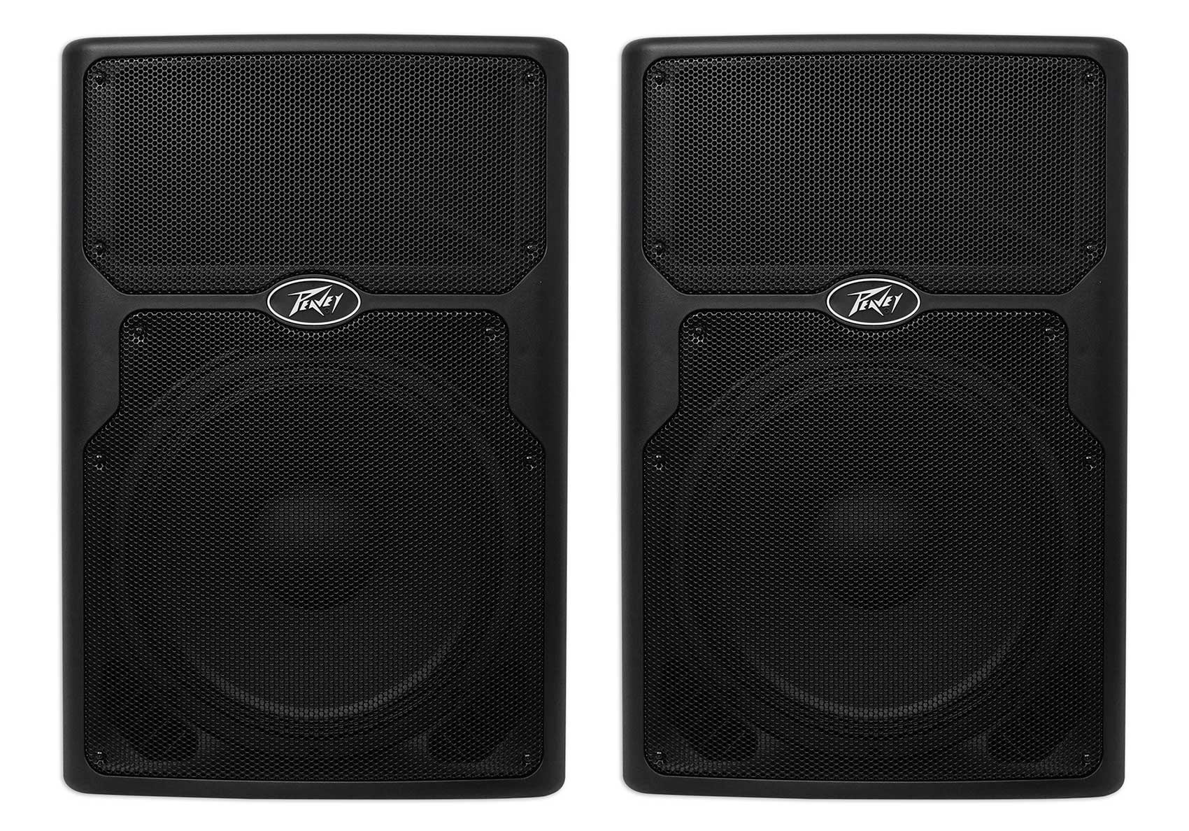 (2) Peavey PVXP15DSP 15" Powered Active DJ/PA Speakers w DSP and 128dB ...