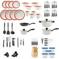 Gibson Home Kitchen In A Box 83-Piece Combo Set, Red - Walmart.com