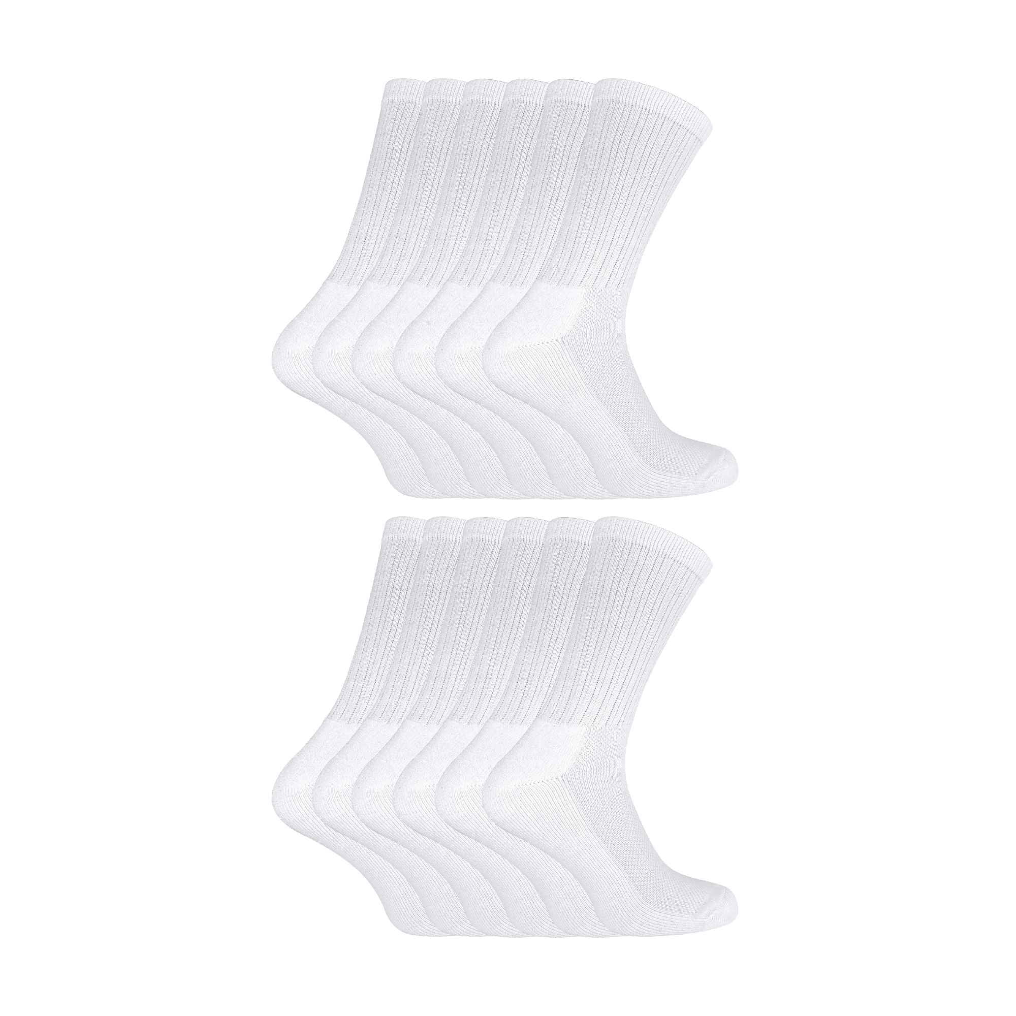12 Pairs Kids Bamboo Sport Socks | Sock Snob | Soft Breathable Crew ...