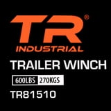 TR Industrial Boat Trailer Winch TR81510 | 600 Lb Black Zinc Plated ...