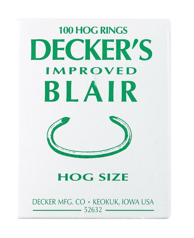 Buy Decker 12.5 Ga. Animal Ring For Hog 100 pk Online at Lowest Price ...