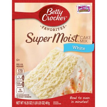 Great Value Deluxe Moist Yellow Cake Mix 15.25 OZ Box - Walmart.com