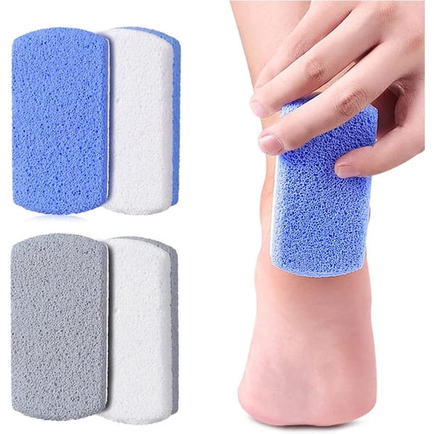 Foot Pumice Stone, 4 Pieces Reusable Pumice Stones for Skin Callus ...