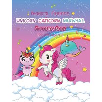 Unicorn Coloring Book: Magical Unicorn Coloring Book For Kids Age 4-8 ...