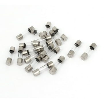 20 Pcs 5mm x 20mm 250V 5A Fast Acting Cartridge Glass Tube Fuses ...