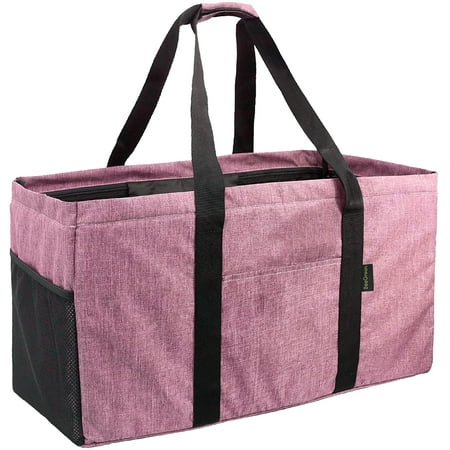 HUACA Pink Big Carry Bag with Inner Pockets Oversized Utility Totes for ...