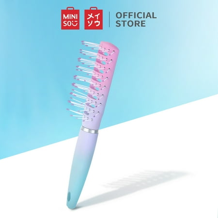 MINISO Colorful Hair Detangling Brush Detangle Round Comb | Walmart Canada
