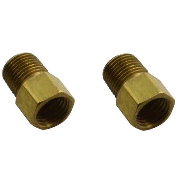 Inline Tube Replacement for Brass Adapter Male 9/16"-18 to Female 3/8 ...