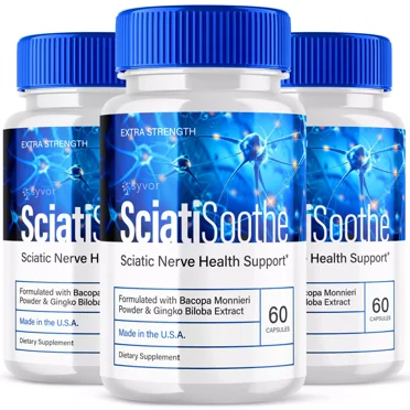 SciatiEase Nerve Support - Muscle Pills with AlphaPalm, Pea, B Vitamin ...