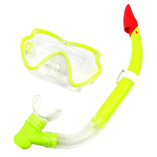 Snorkel Set Snorkeling Gear Glasses Anti Fog Adjustable Elastic Band ...