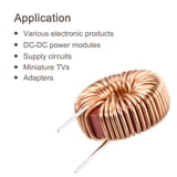 Toroid Inductance Copper Coil Magnetic Inductor 15uH 6A for DIY Pack of ...