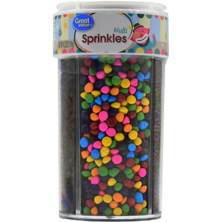 Great Value Multi Sprinkles, 4.2 oz - Walmart.com