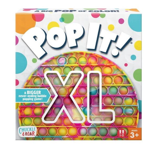 Pop It! XL Push Pop Bubble Fidget Toy by Chuckle and Roar - Walmart.com