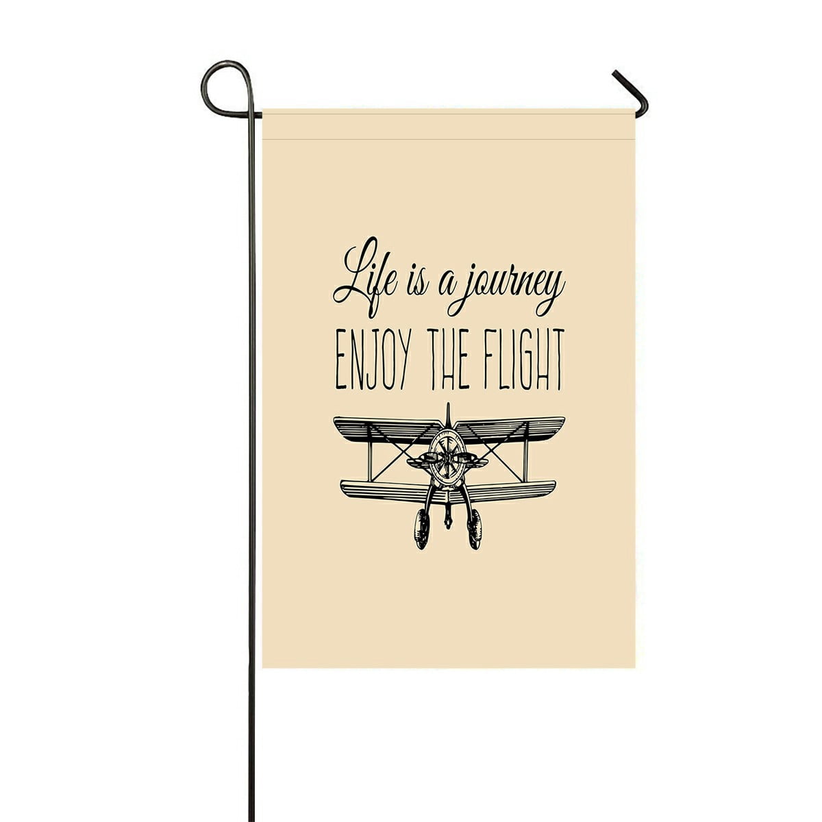 ABPHQTO Life Is Journey Enjoy Flight Motivational Quote Vintage Retro ...