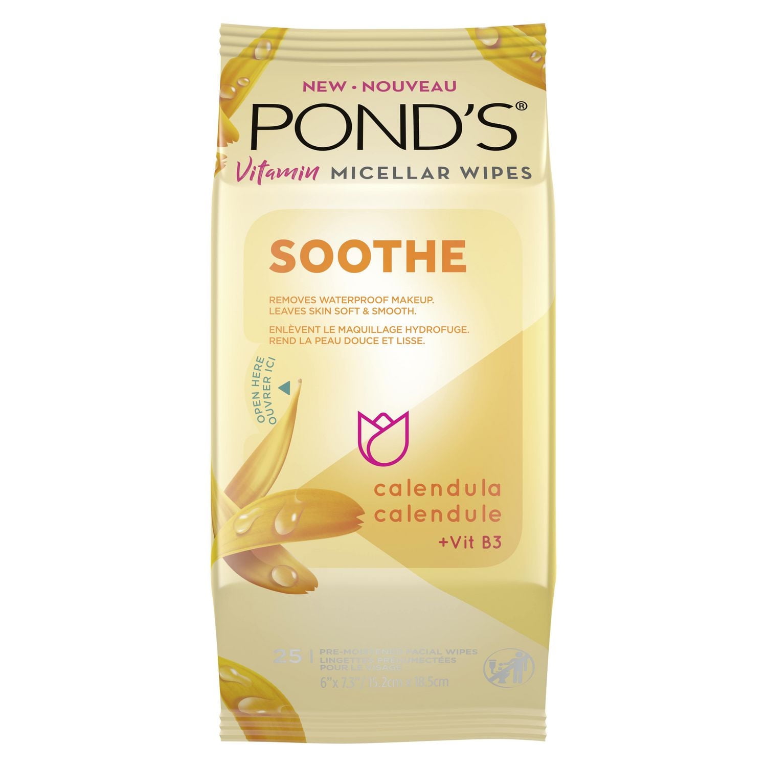 Click here for Ponds Soothe Face Wipes 25 prices