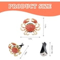 2 Crab air freshener vents, cute air diffusers, sparkling crystal ...