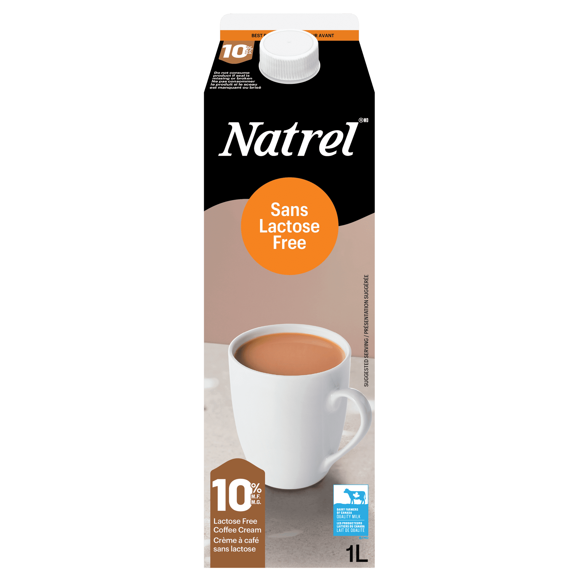 Click here for Natrel Lactose Free 10 Coffee Cream 1 L prices