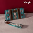 Wrangler x Montana West Wristlet Wallet with Strap Pocket, Boho Aztec ...