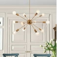 RRTYO Gamino 12-Light Gold Sputnik Sphere Chandelier - Walmart.com