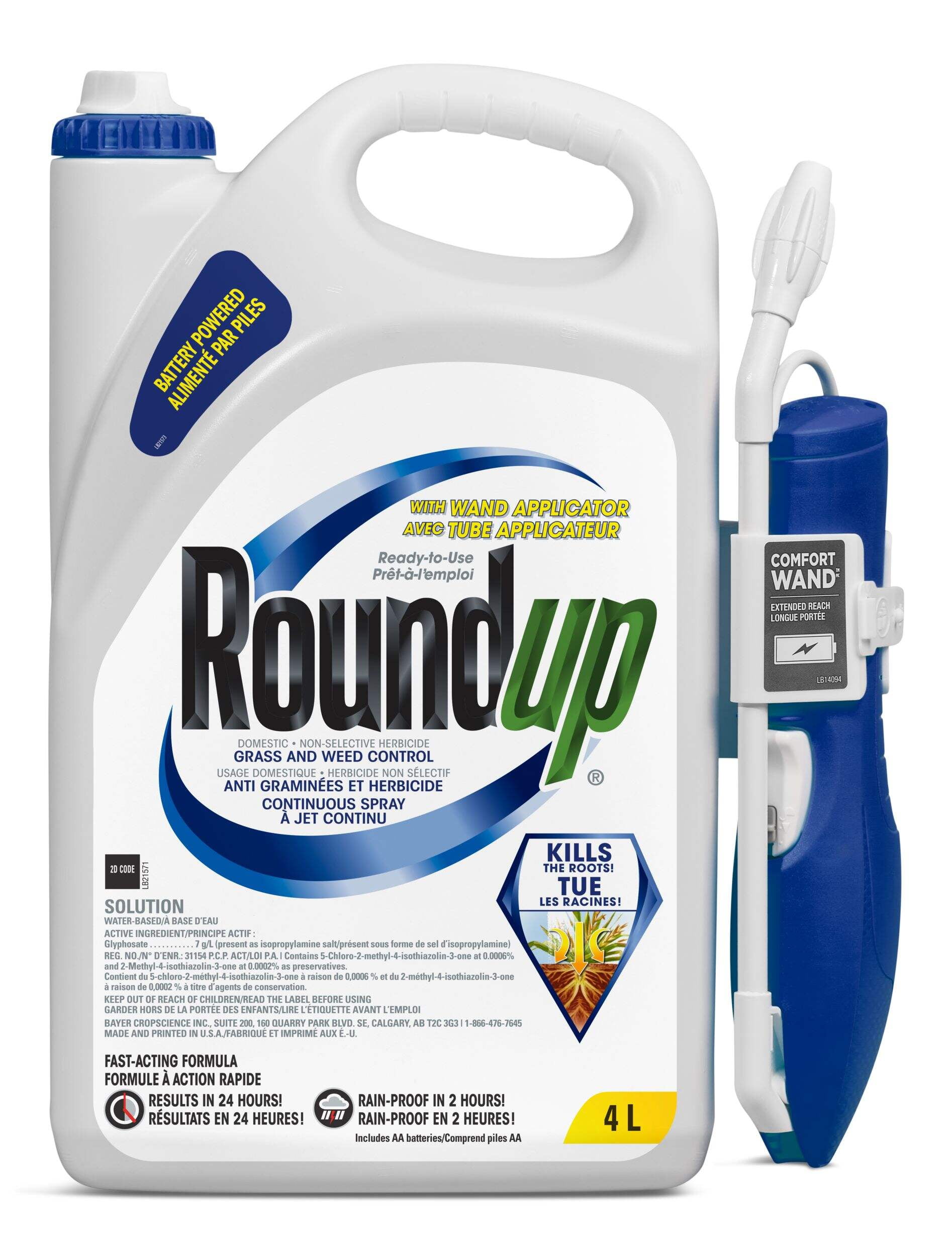 Roundup Ready-to-use With Wand Applicator 4L - Walmart.ca