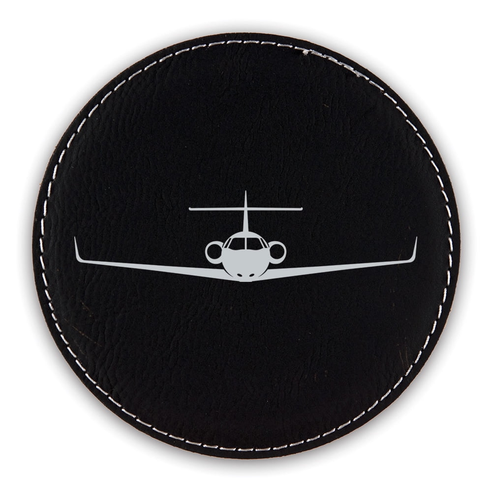 Hawker 800XP Coaster Laser Engraved Leatherette - Round Coasters - Many ...