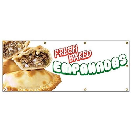 SignMission B-96 Fresh Baked Empanadas19 96 in. Concession Stand Food ...