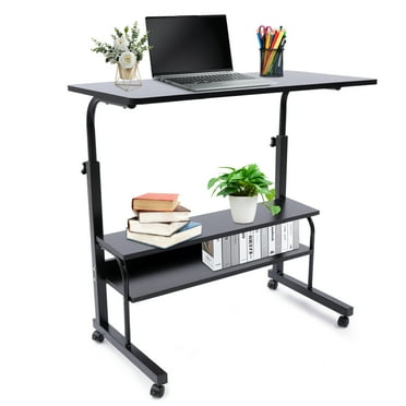 ZENY 36 inch Computer Desk W/ Storage Shelves Chipboard Laptop Table ...