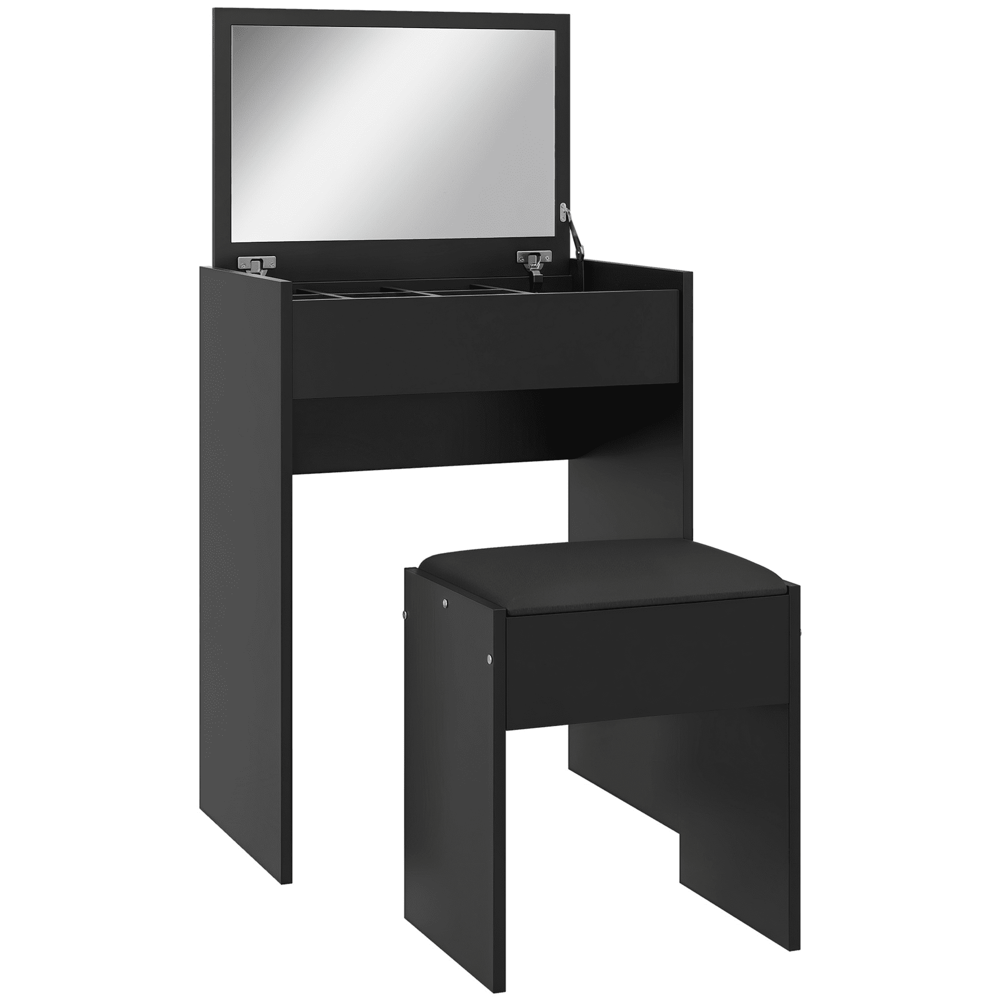 Click here for Homcom Vanity Set With Mirror Stool Makeup Desk Wi... prices