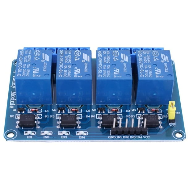 Módulo de relé Placa de expansión de 4 canales AVR 51 PIC 4 vías para ...