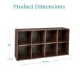 Best Choice Products 8-Cube Bookshelf, 11in Display Storage System ...