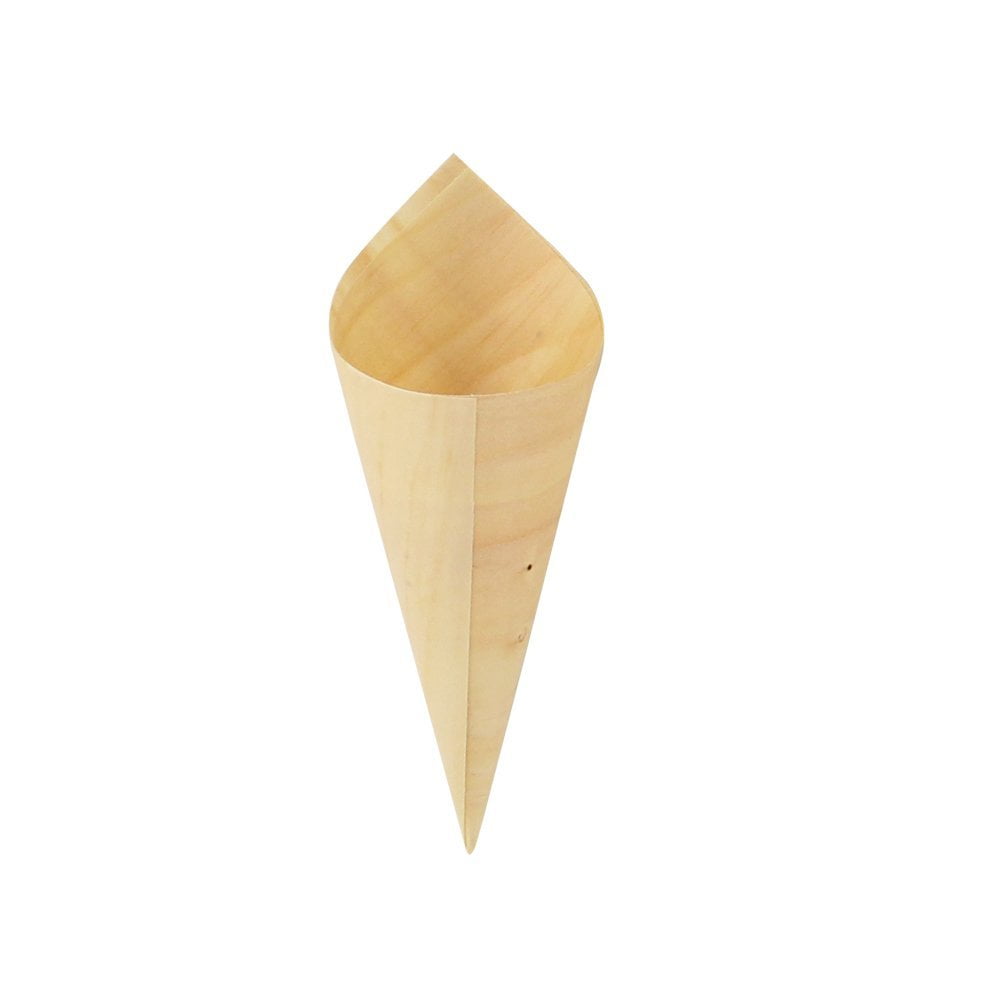 Bio & Chic 210BBCO120BC Mini Wooden Cone, 1.5 oz. Capacity, 4.7" Height ...