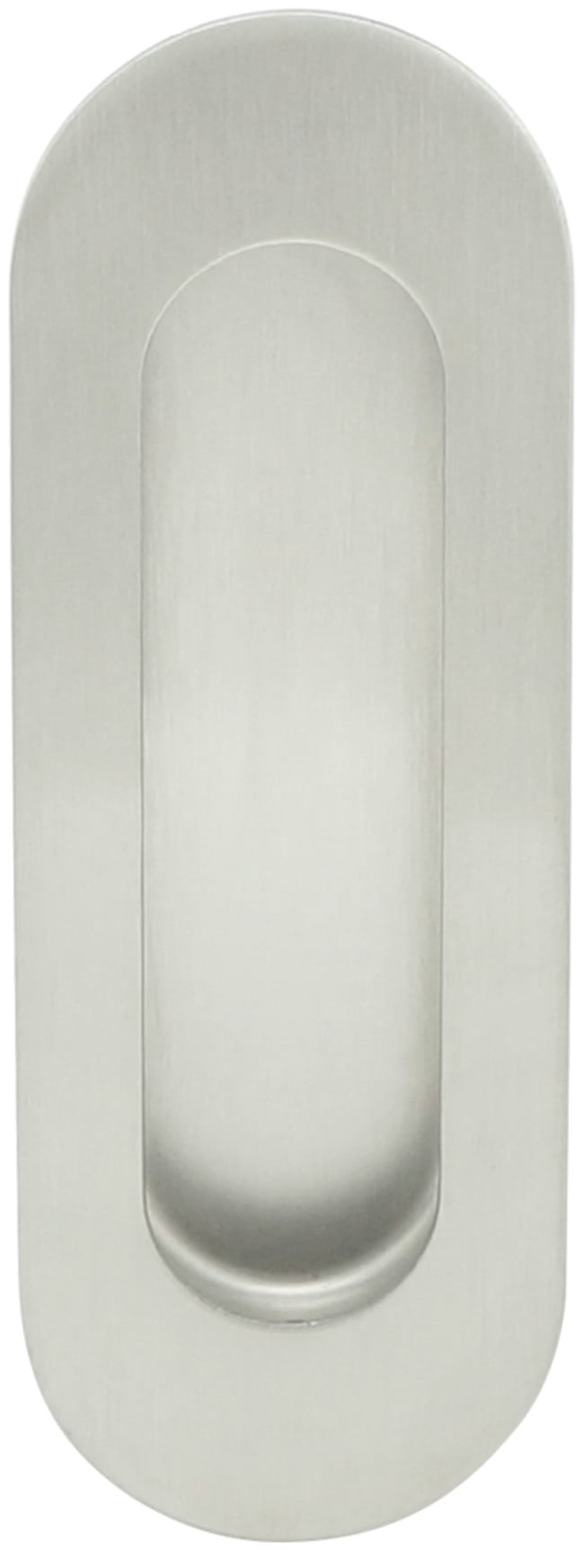Inox Fhix04 Contemporary 4-5/8" Tall Oval Recessed Flush Sliding Door ...