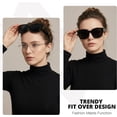 Shoreside Oversized Square Fit Over Sunglasses, Unisex for Women & Men ...