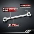 12-Piece Flare Nut Wrench Set, Metric & Standard, 12-Point Line Wrench ...