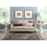 Powell Elissa Round Pedestal Indoor Accent Side Table, 26" Tall, Cream ...