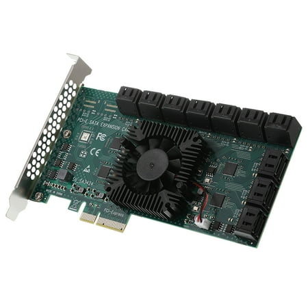 PCI-E to SATA 3.0 Extender SATA extender board 20 Ports 6Gbps High Data ...
