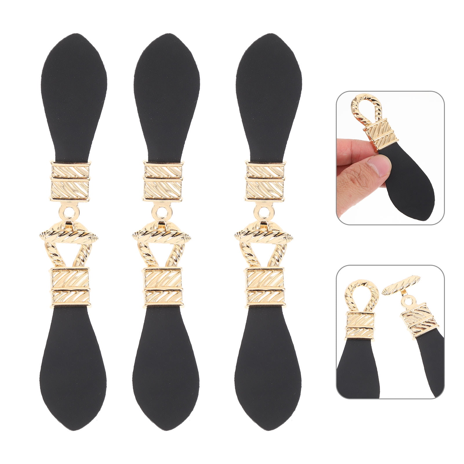 Click here for Festfends 5 Pairs Black Toggle Closure Buckles For... prices