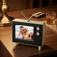 Mini Retro TV,Pixel Pocket Tiny TV,Fake Dollhouse TVwith 8GB Storage ...
