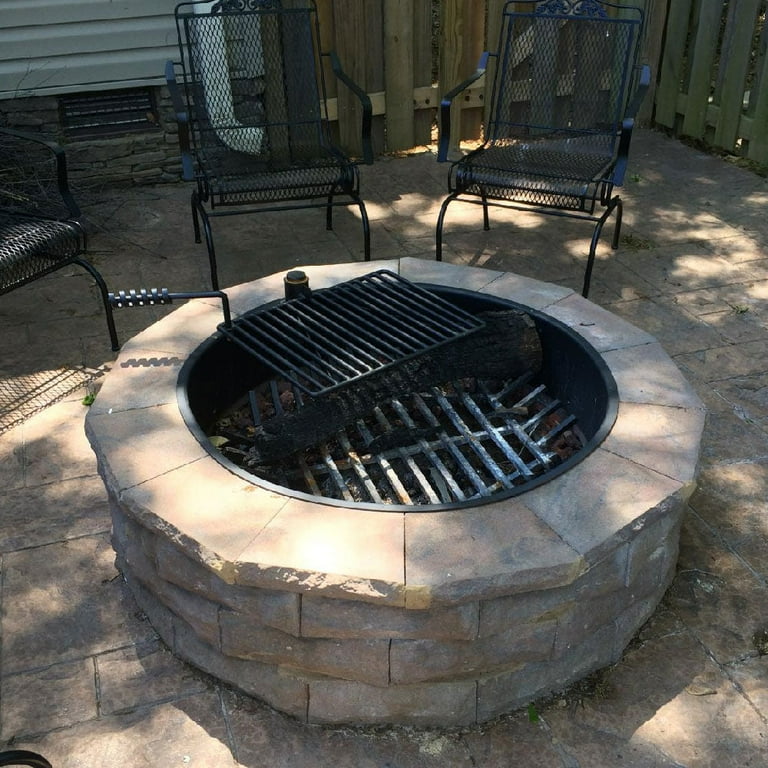 Outdoor Fire Pits Titan Great Outdoors Heavy Steel Campfire Pit Ring ...