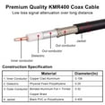 35ft KMR400 N Male to N Male Ultra Low Loss Coax Extension Cable 50ohm ...