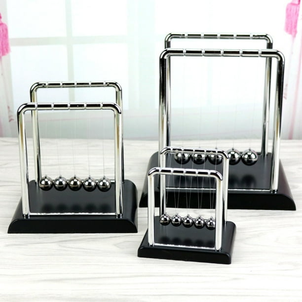 Limei Newtons Cradle Pendulum, Perpetual Motion Desk Toy, Swinging ...