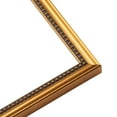 13x10 Frame Beaded Gold Solid Wood Picture Frame | 0.75 Inches Moulding ...