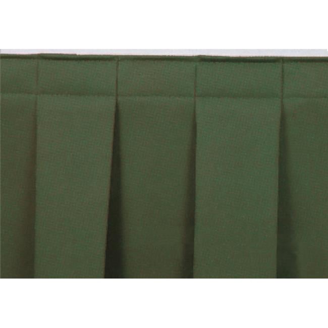 National Public Seating SB8-36-08 8 x 36 in. Stage Box Pleat Skirting ...