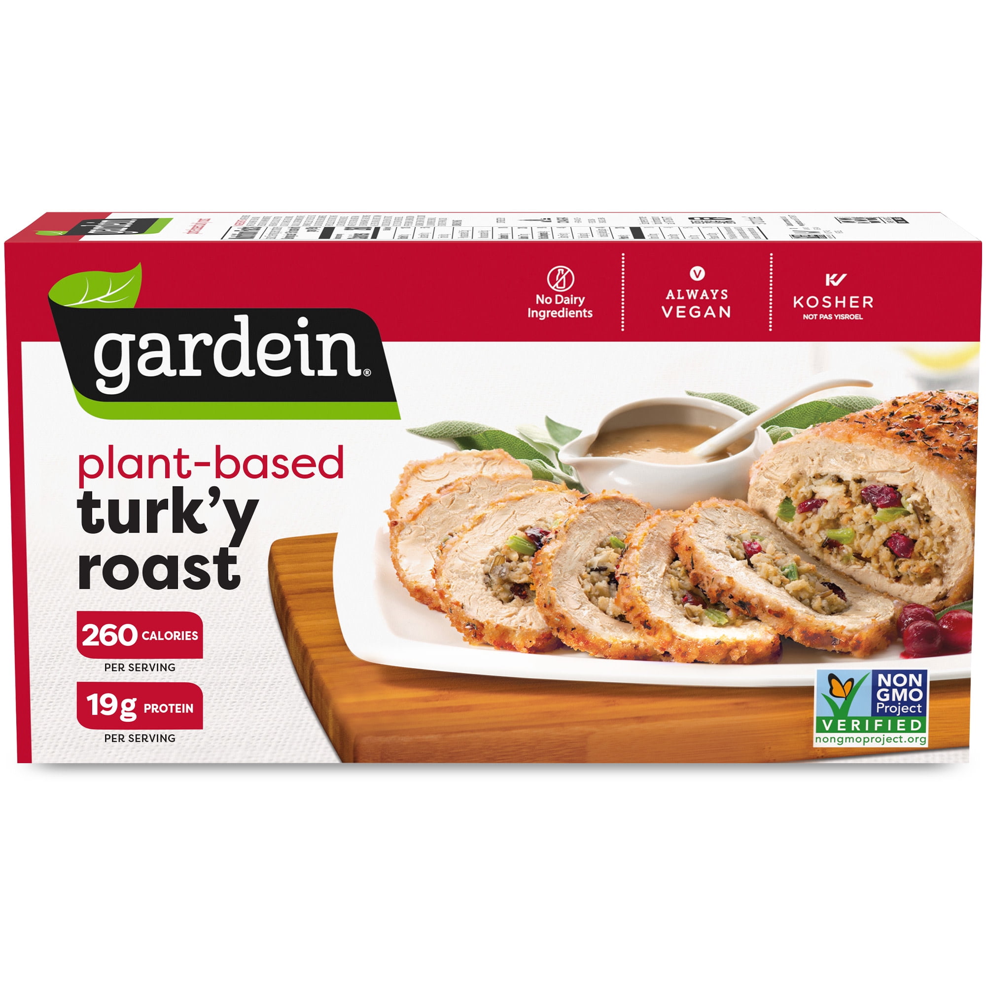 Gardein Holiday Plant-Based Roast, Vegan, 35.2 oz (Frozen) - Walmart.com