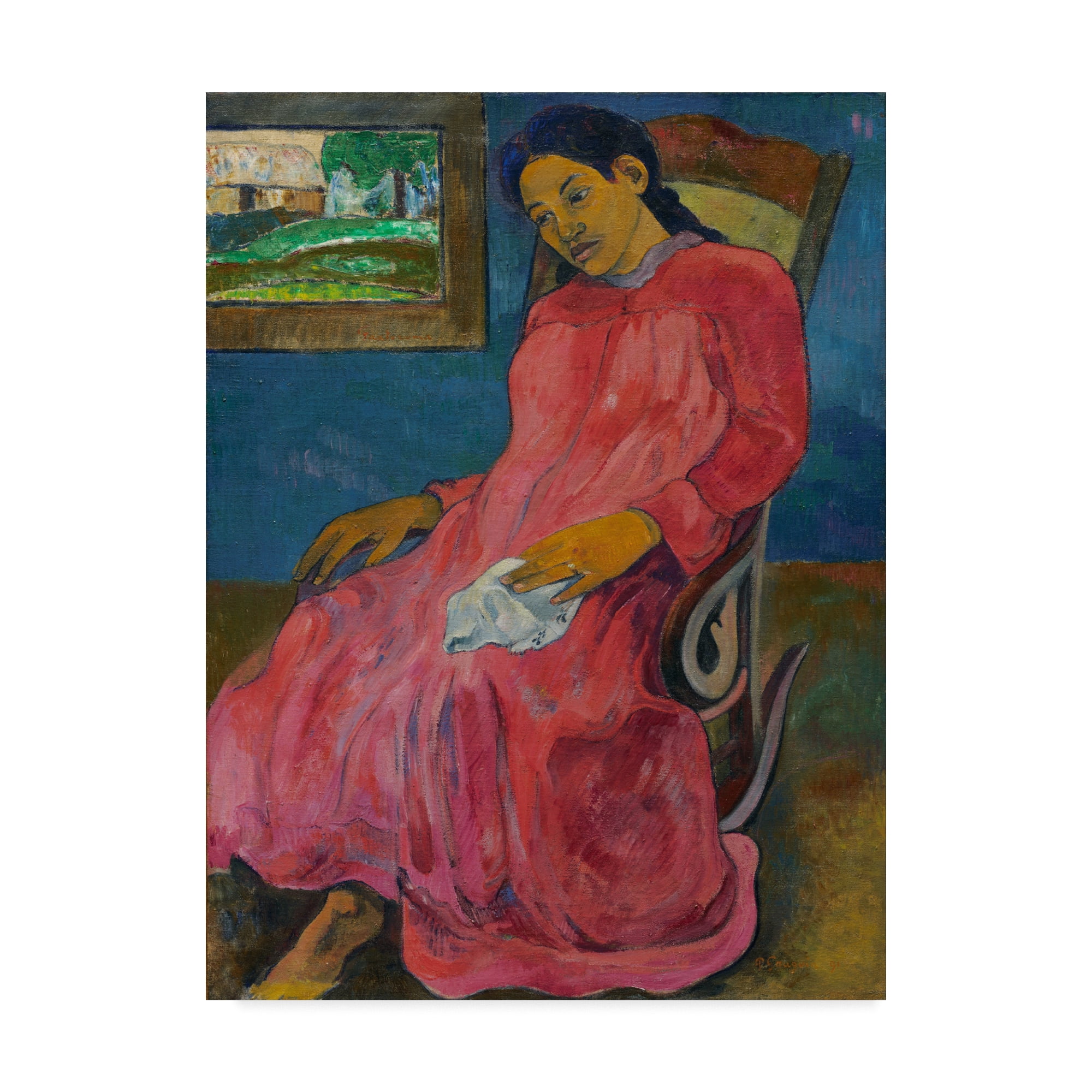 Trademark Fine Art 'Faaturuma' Canvas Art by Paul Gauguin - Walmart.com